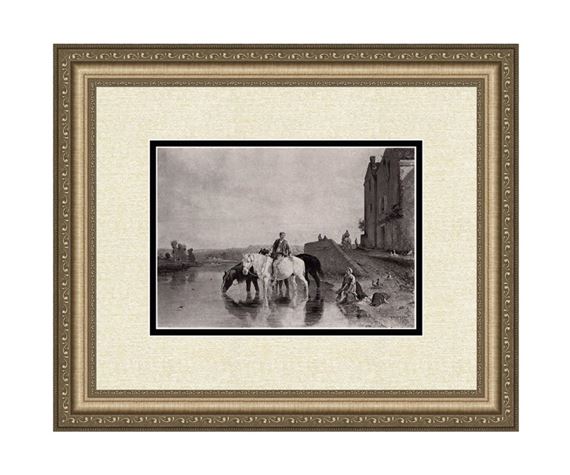 Jules Jacques Veyrassat | Jules Jacques Veyrassat The Watering Place ...