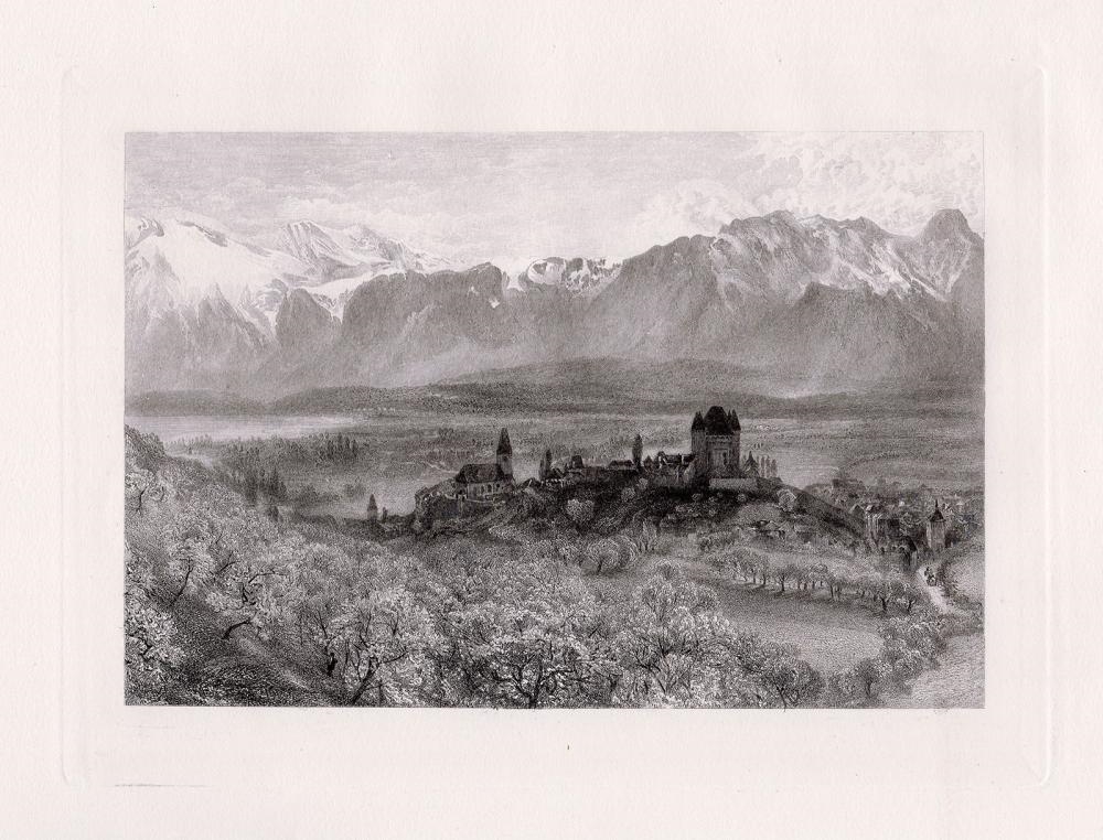 Alfred William Hunt | Alfred William Hunt Thun 1885 engraving (1819 ...