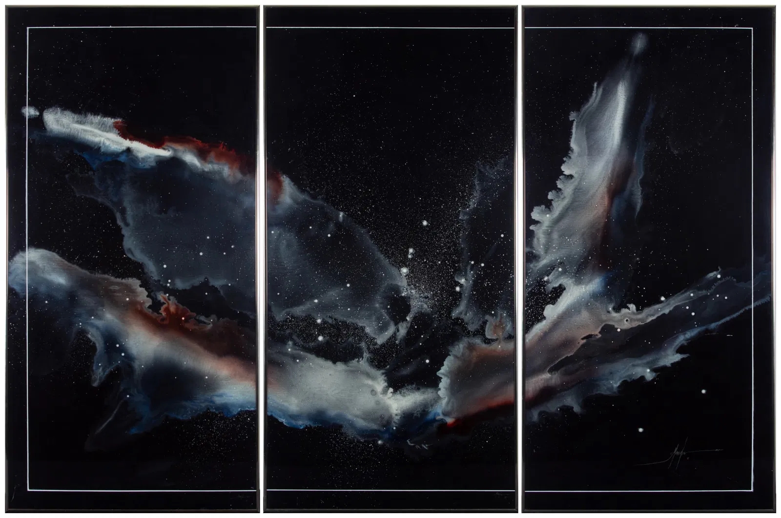 Nicholas Mirandon | UNTITLED COSMOS triptych (1984) | MutualArt