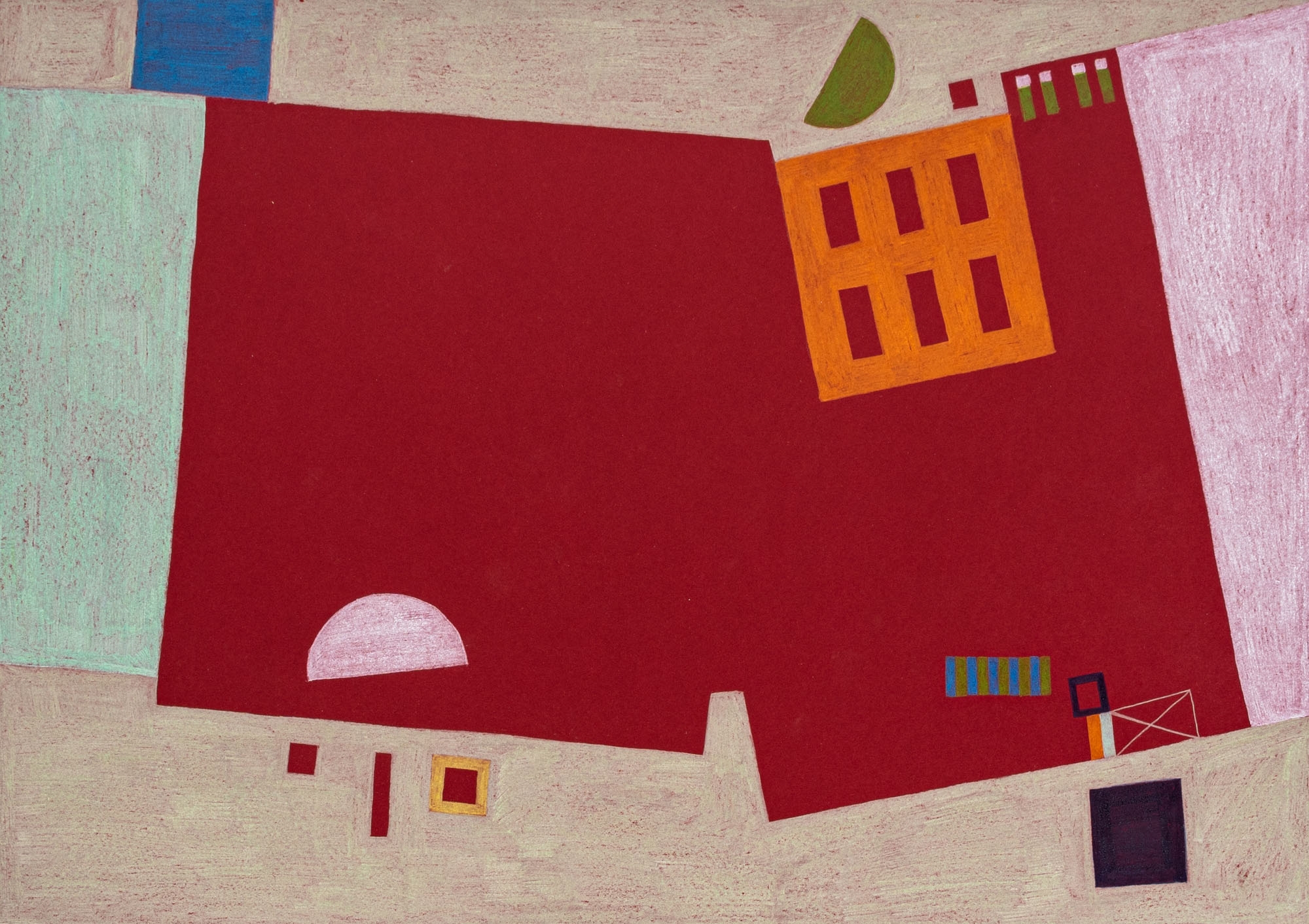 Jacopo Prina | Map rosso 3 (2013) | MutualArt