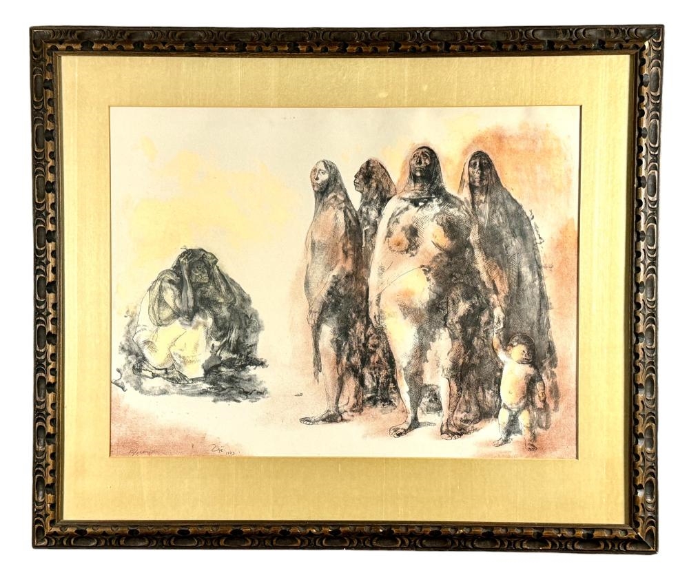 Francisco Zuñiga | Francisco Zuniga Lithograph in Color | MutualArt