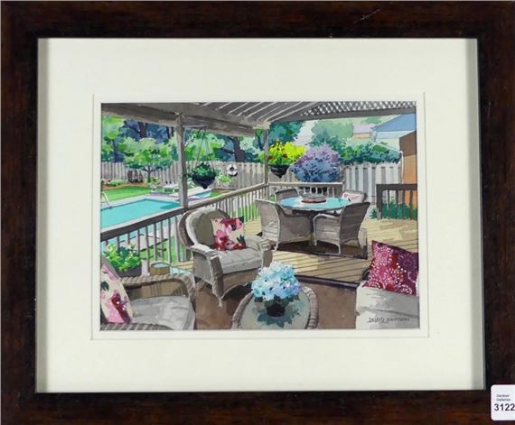 David Dawson | Untitled: View from the Verandah | MutualArt