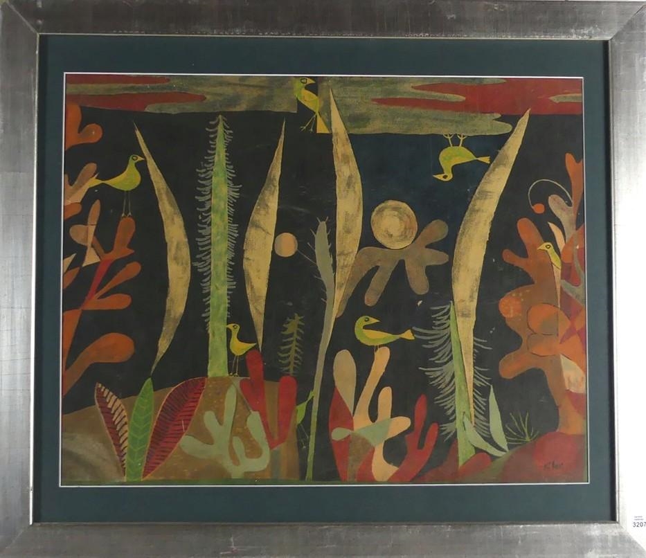 Paul Klee | Landscape with Yellow Birds | MutualArt