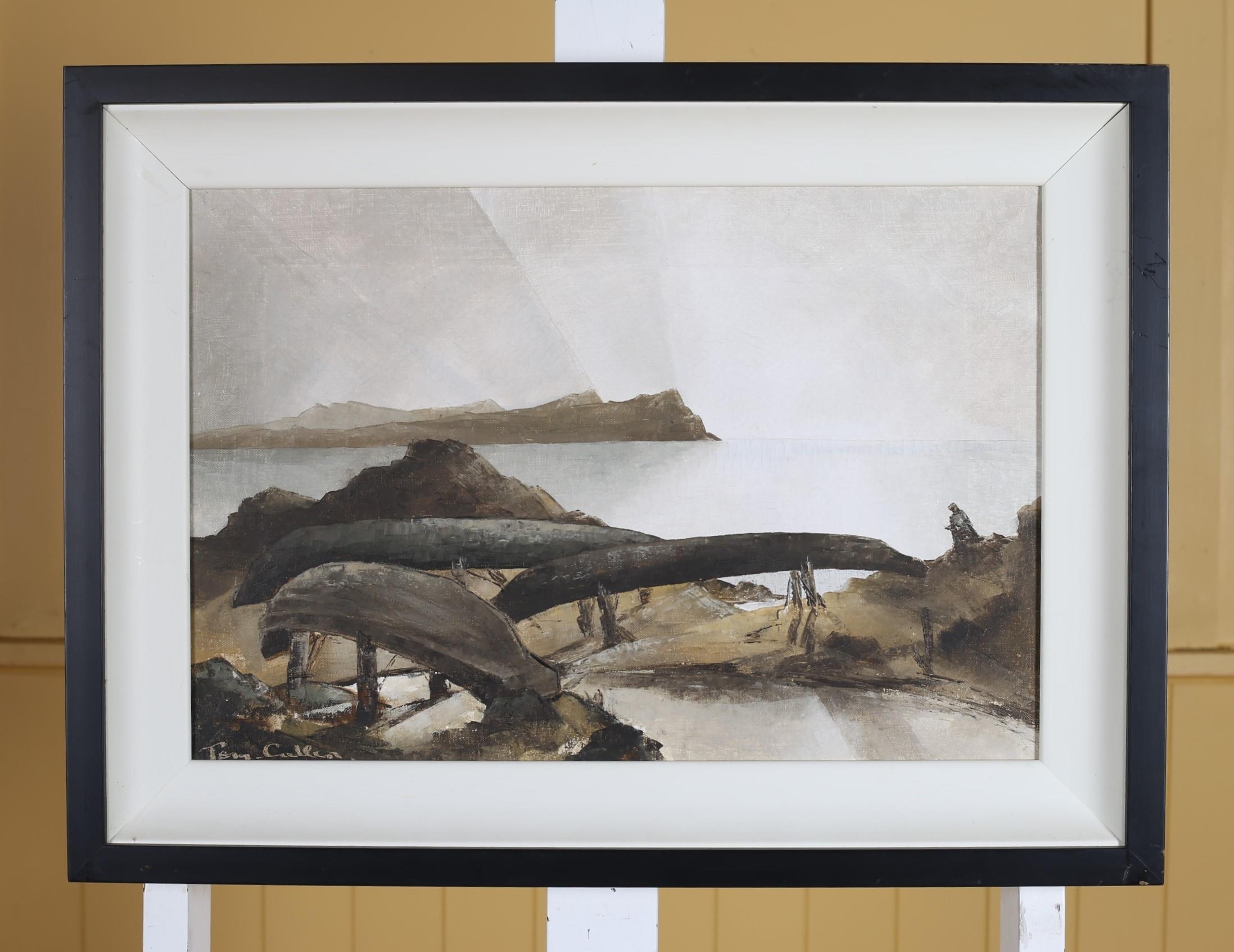 Tom Cullen | TOM CULLEN Currachs Oil on canvas Signed lower left cm | MutualArt