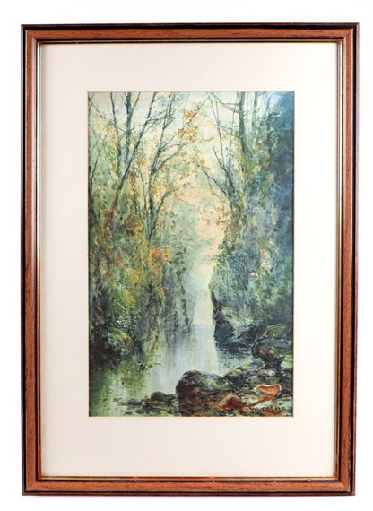 William Widgery | River Gorge Scene | MutualArt