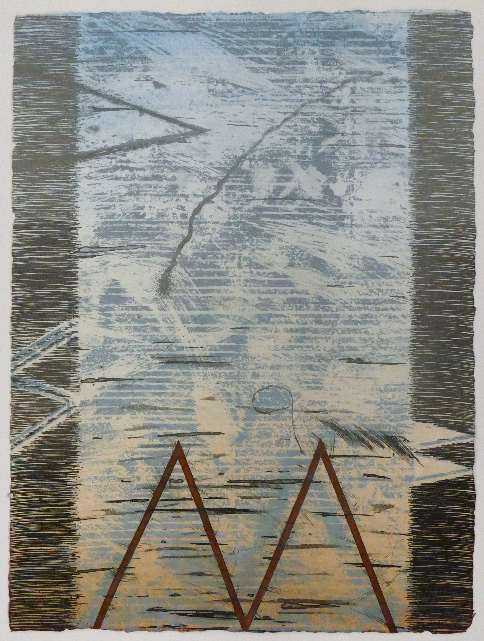 Karen Guzak | Karen Guzak ''Mountain and Shooting Stars #1'' 1981 (1981 ...