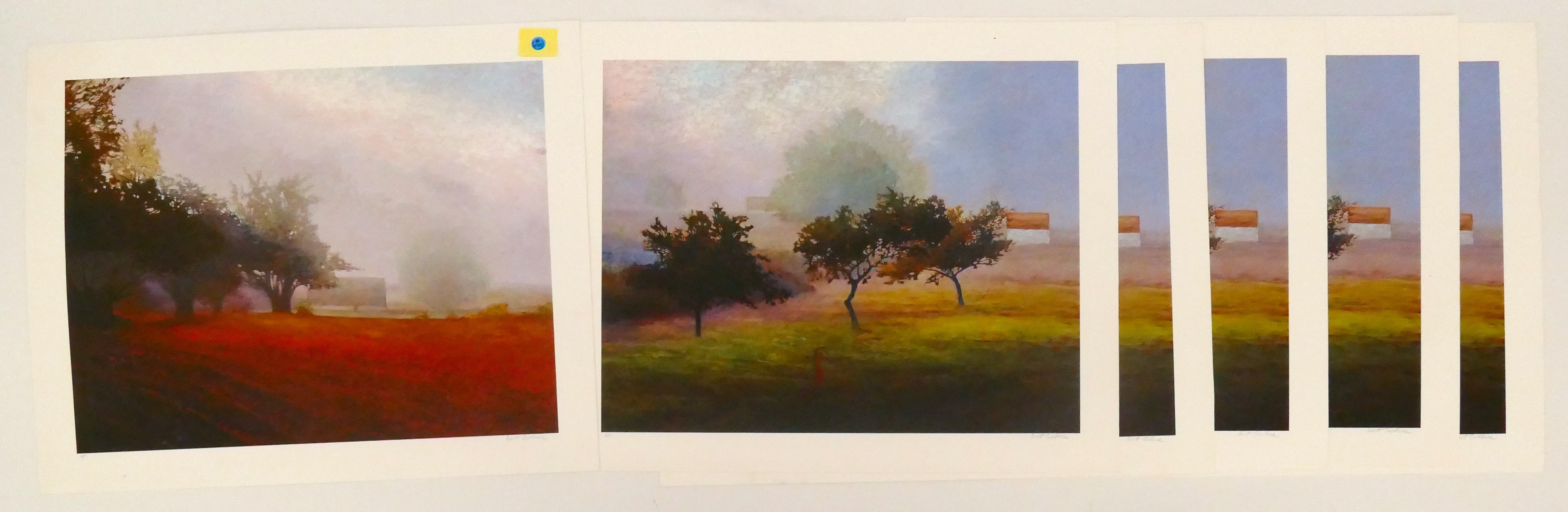 Kent Lovelace | 6pc Kent Lovelace Assorted Farm Scenes Prints & Test ...