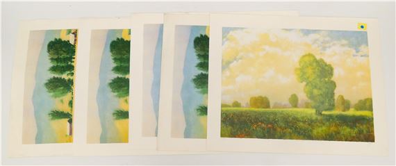 June Stratton | 5pc June Stratton Landscape Prints | MutualArt