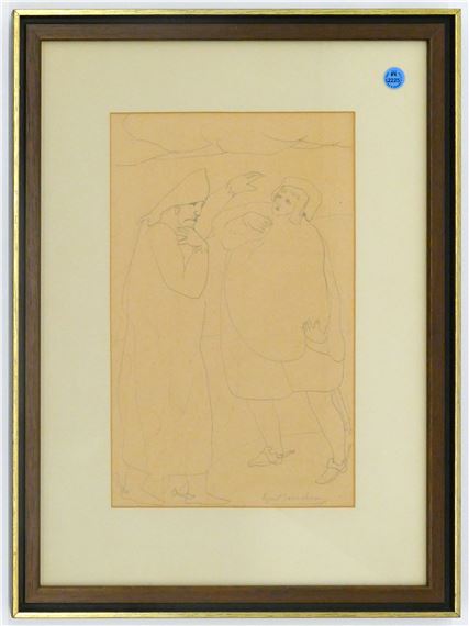 Ernst Josephson | Ernst Josephson ''Theater Figures'' Graphite Drawing ...