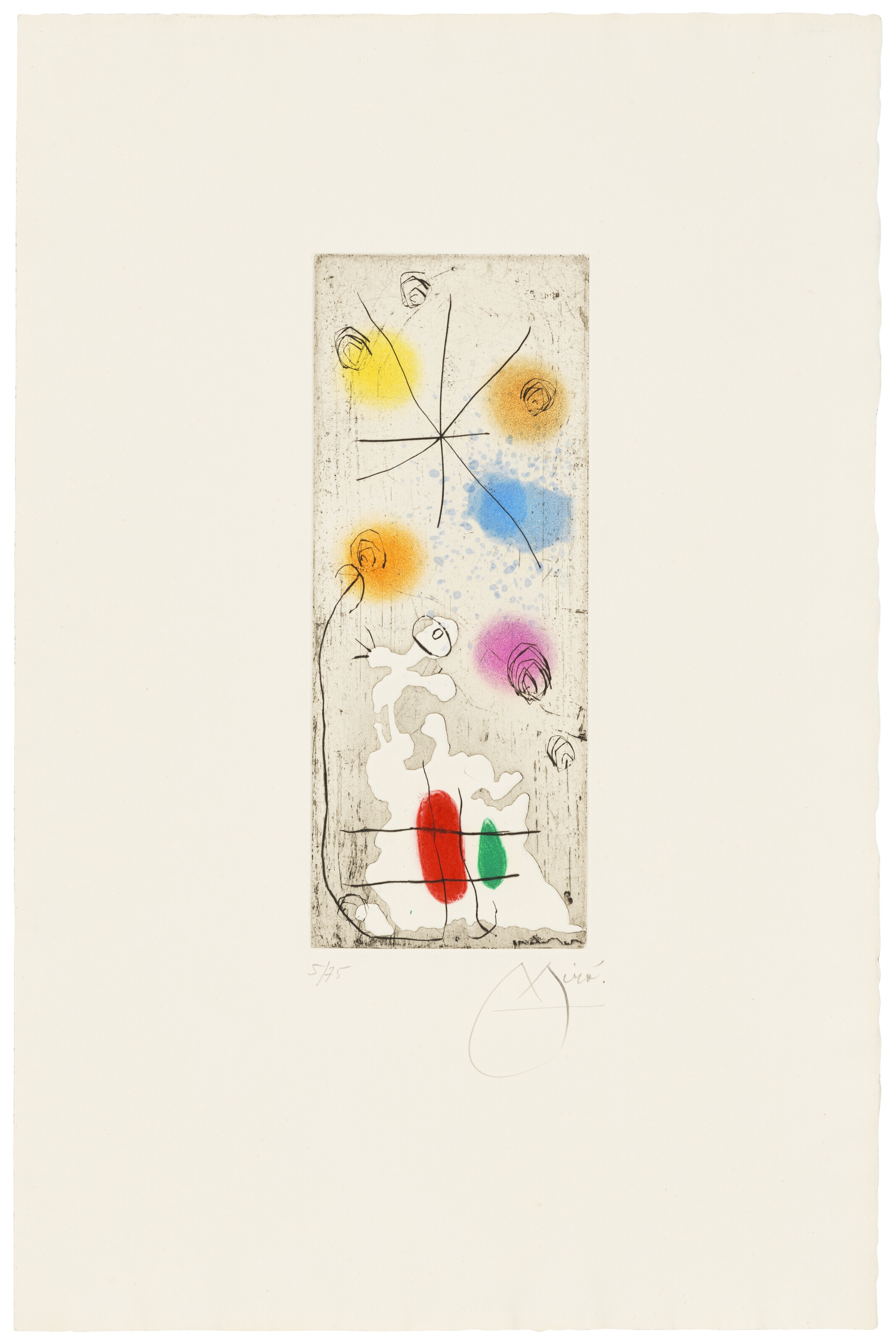 Joan Miró | Petite barrière (1967) | MutualArt