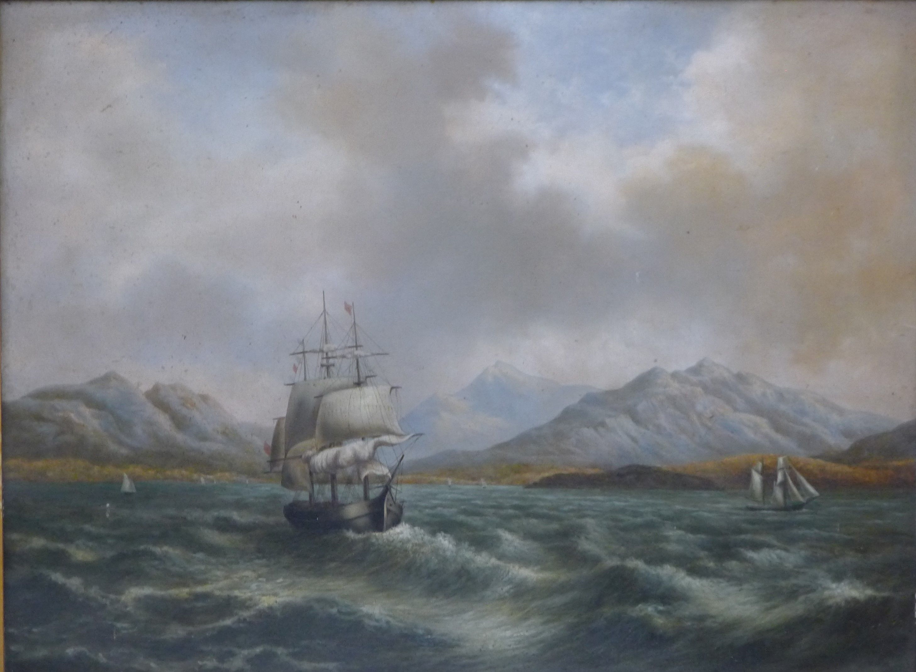 Century School | Ships in Choppy Waters (19th Century) | MutualArt