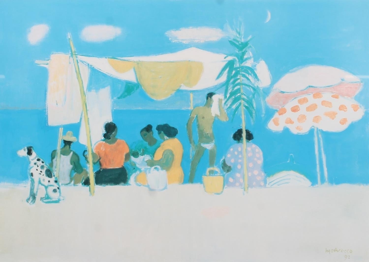 Alberto Morrocco | The Garden Path (1951) | MutualArt