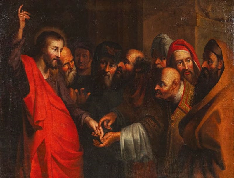 Peter Paul Rubens | Jesus and Caesar | MutualArt