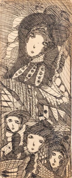Madge Gill | Faces | MutualArt