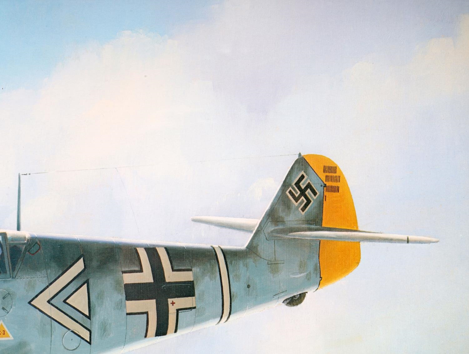 Harley Copic | HARLEY COPIC LITHO WWII GERMAN ACE HAN ASSI HAHN | MutualArt