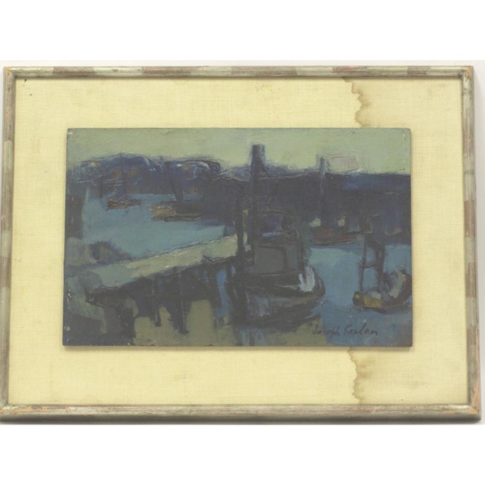 Joseph Kaplan | Harbor Scene | MutualArt