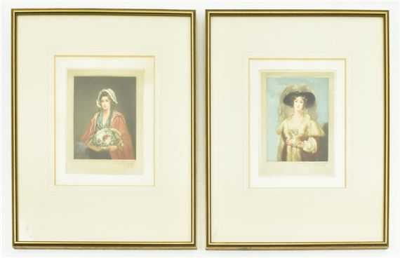 Sir Thomas Lawrence | PAIR OF VICTORIAN ORIGINAL ENGRAVED MEZZOTINTS ...