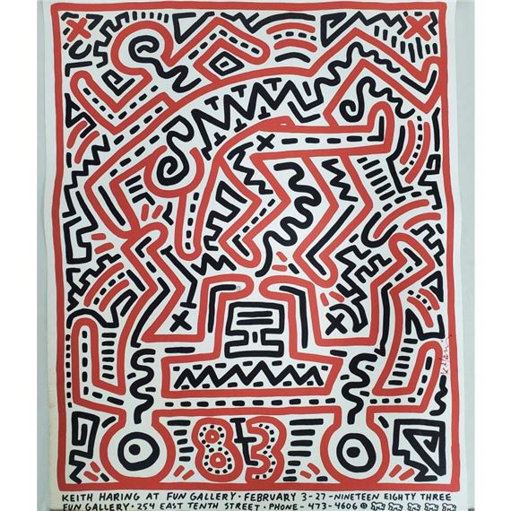 Keith Haring | Keith Haring At Fun Gallery | MutualArt