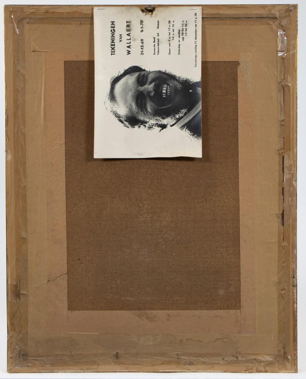 Martin Wallaert | mixed media portrait (1944) | MutualArt