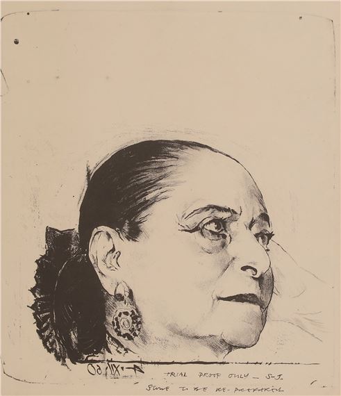 Graham Sutherland | Portrait of Helena Rubenstein | MutualArt