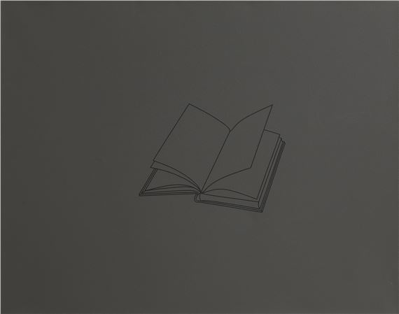 Michael Craig-Martin | Untitled 5010R50B/7501R97B (open book) 1990 ...