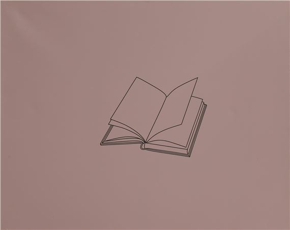 Michael Craig-Martin | Untitled 5010R50B (Open Book) 1990 (1990 ...