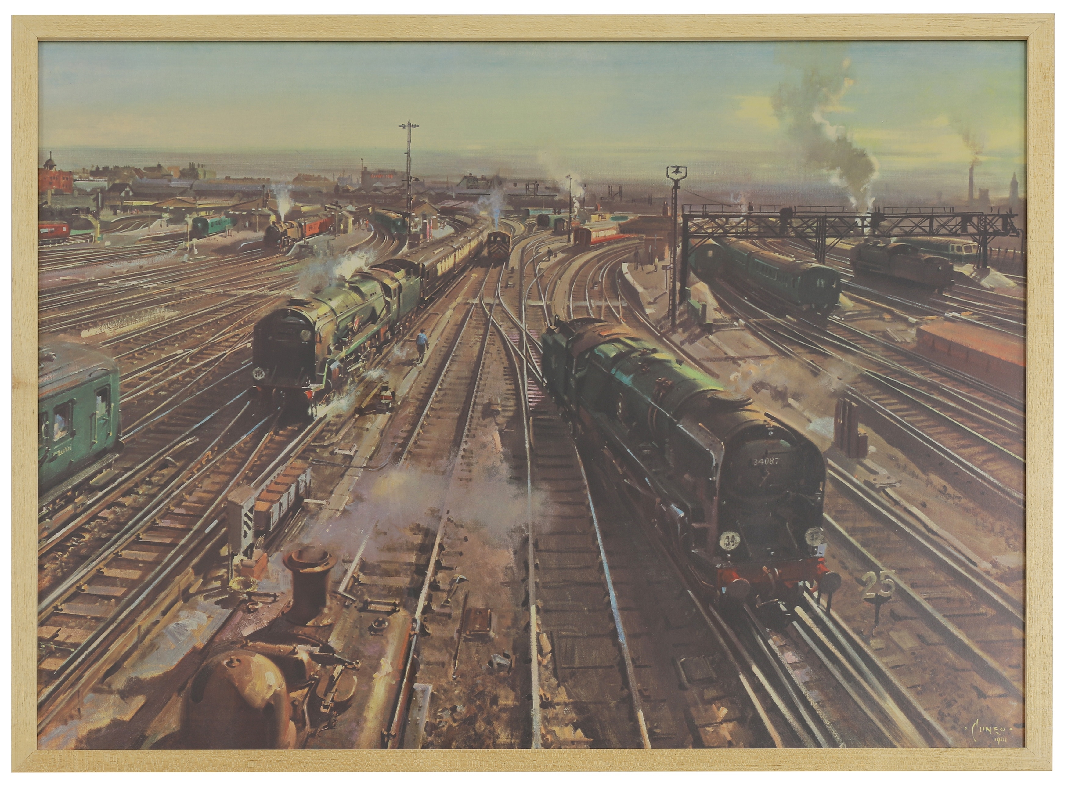 Terence Cuneo | Clapham Junction | MutualArt