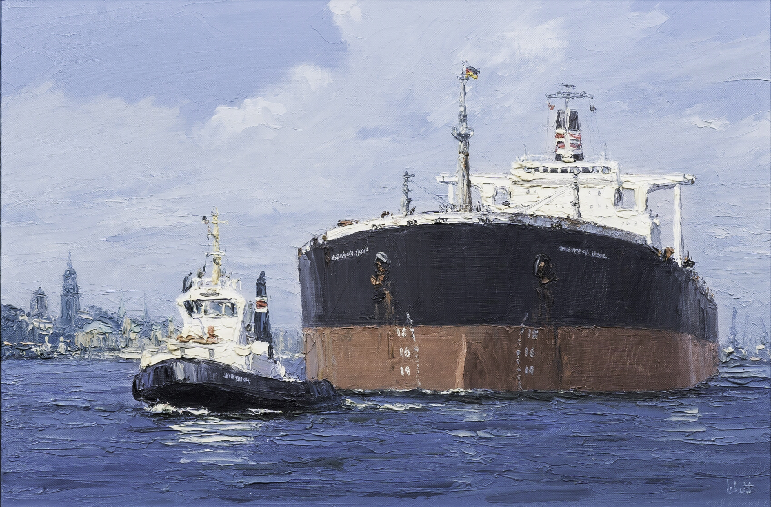 Peter Witt | A Vessel of the NYK in Hamburg | MutualArt