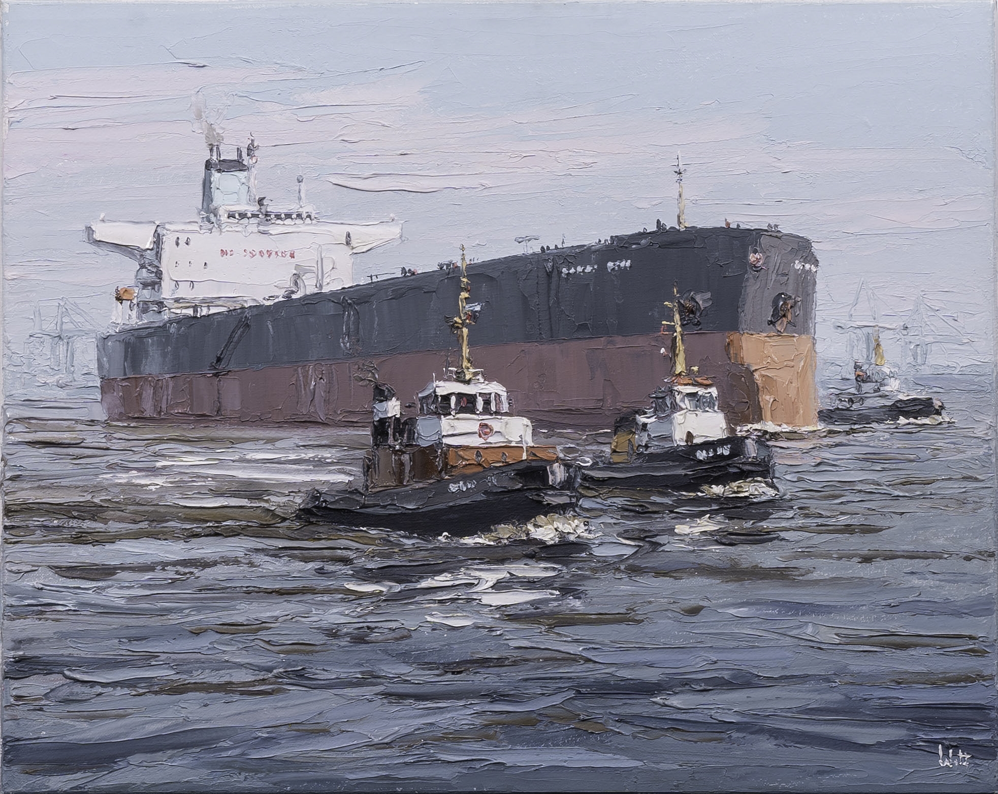 Peter Witt | A Maersk Ship | MutualArt