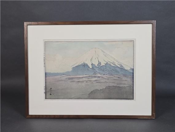 Hiroshi Yoshida | Yoshida, Fuji-San From Yamanaka 1937, Woodblock (1937 ...