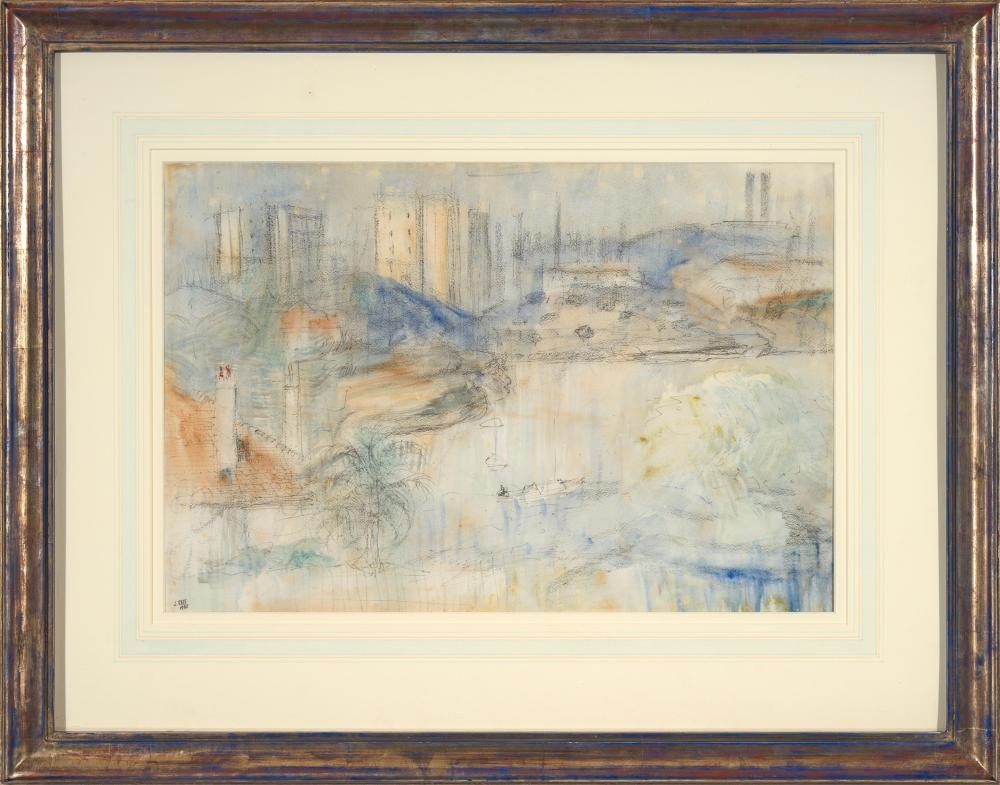 Lloyd Rees | Sydney Harbour (1986) | MutualArt