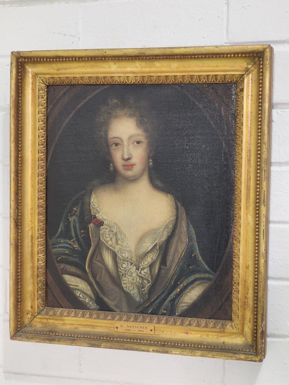 Caspar Netscher | Portrait of a Noble Lady (17th Century) | MutualArt