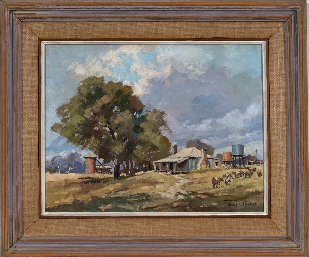Rhys Williams | Cattle on the Farm Mt MacDonald | MutualArt