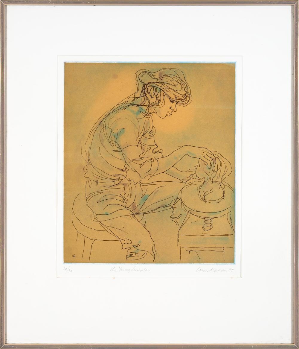 Louis Kahan | The Young Sculptor (1985) | MutualArt