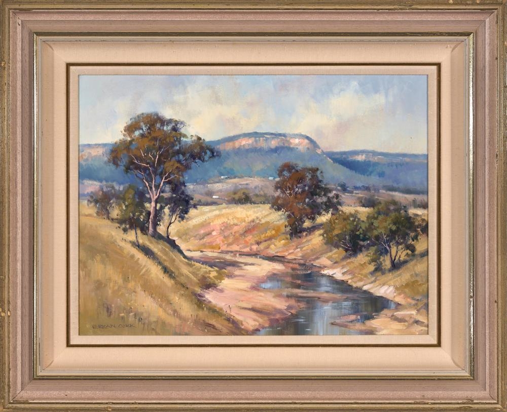Merran Cork | Wallis Creek & Mountain Ranges at Mulbring, Hunter Valley ...
