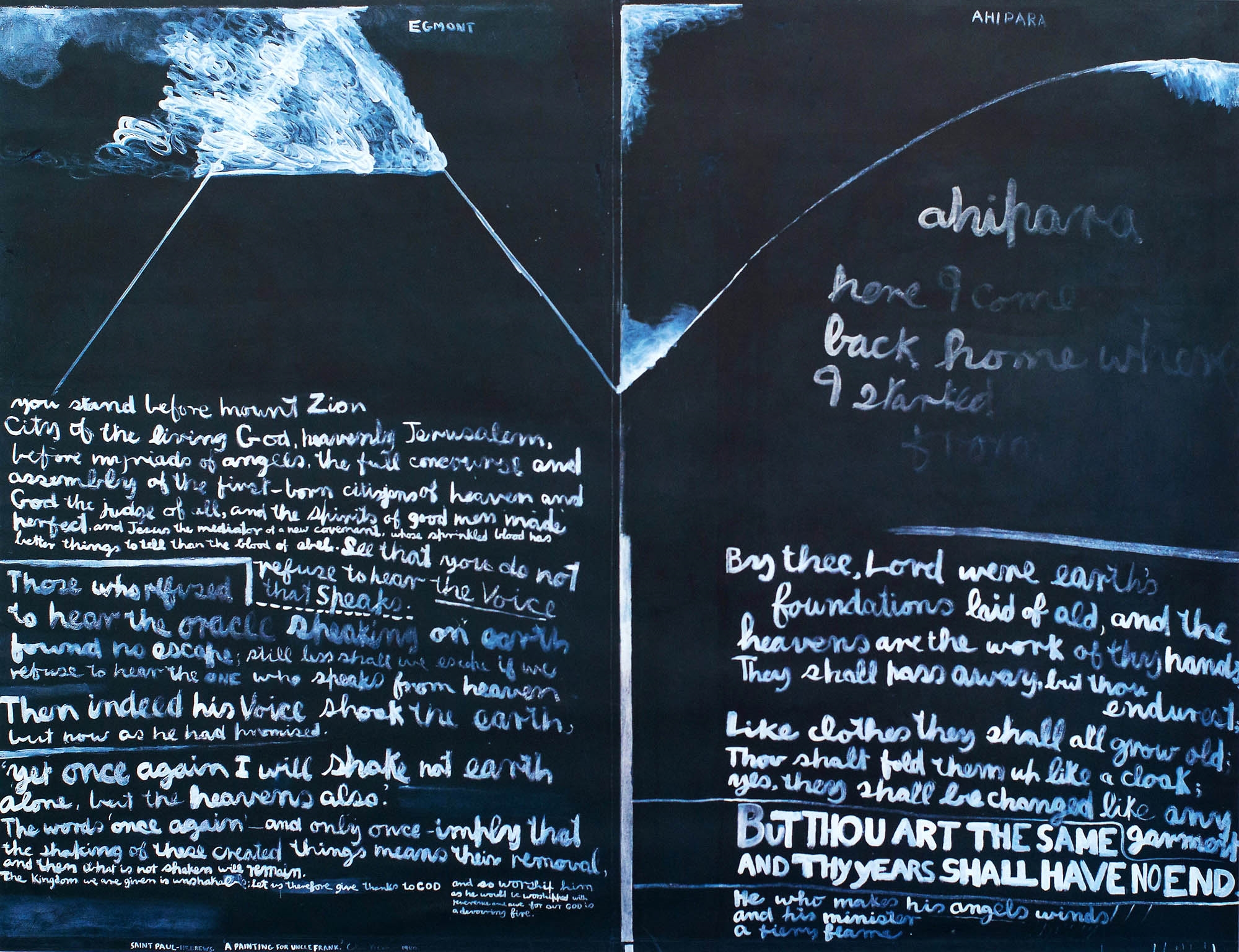 Colin McCahon | Colin McCahon 'A Painting for Uncle Frank (1980 ...