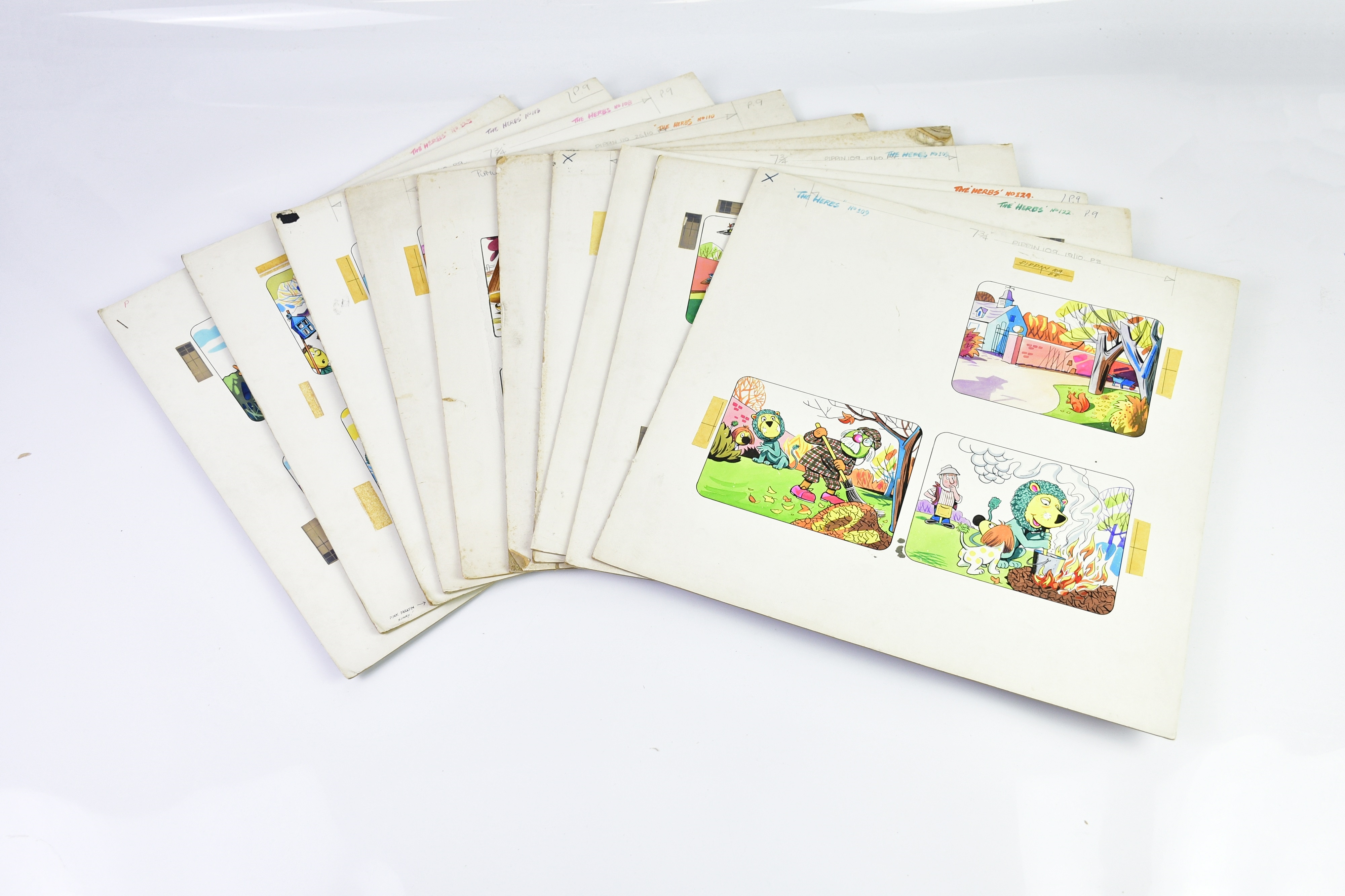 Bill Mevin | BILL MEVIN; a group of ten original storyboard cartoons ...