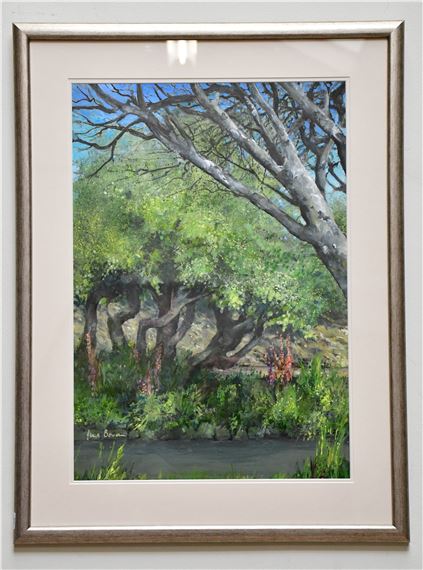 June Bevan | Trees at Styal Mill | MutualArt