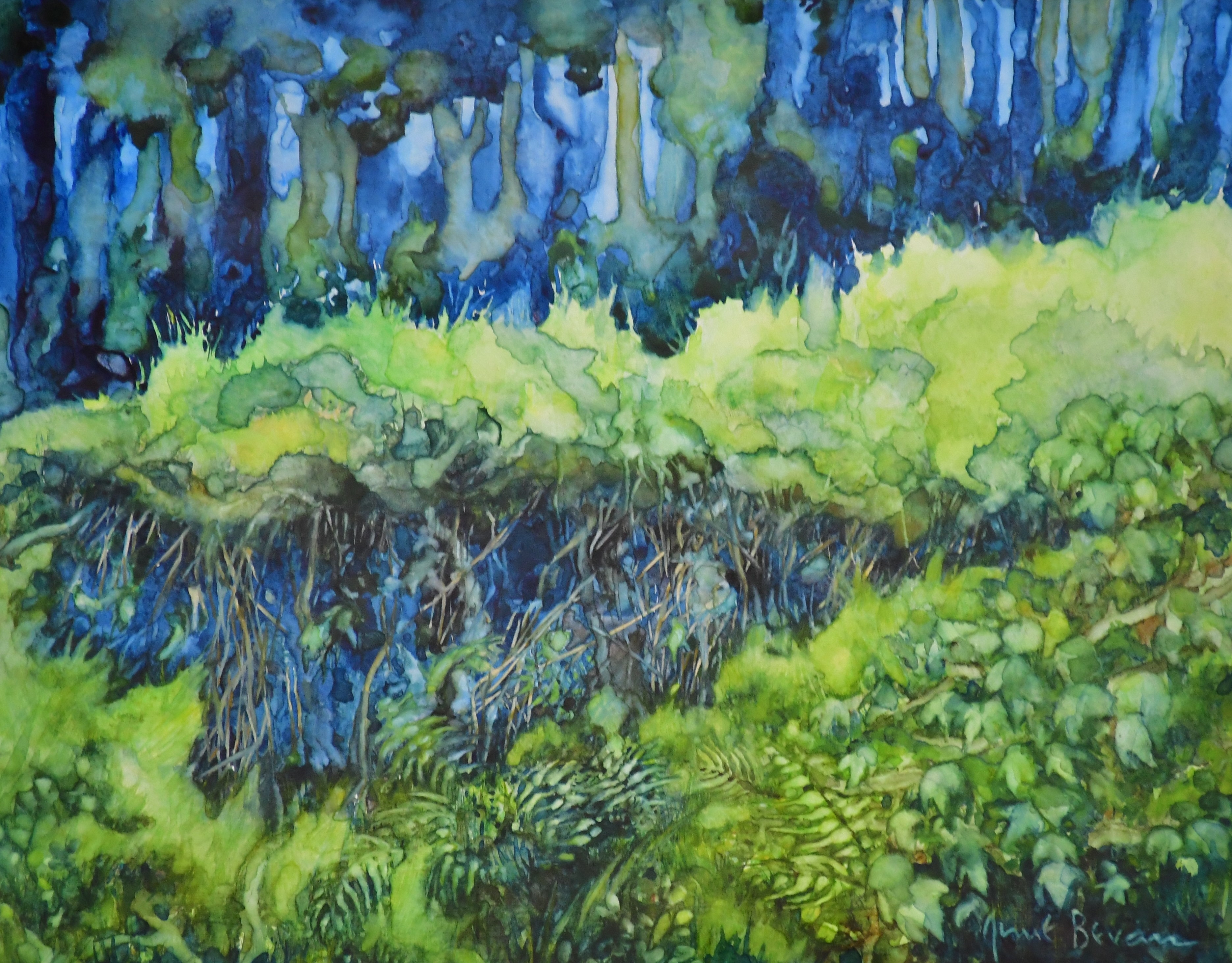 June Bevan | Land Slip | MutualArt