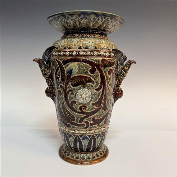 Frank Butler | Doulton Lambeth Frank Butler Stoneware Vase | MutualArt