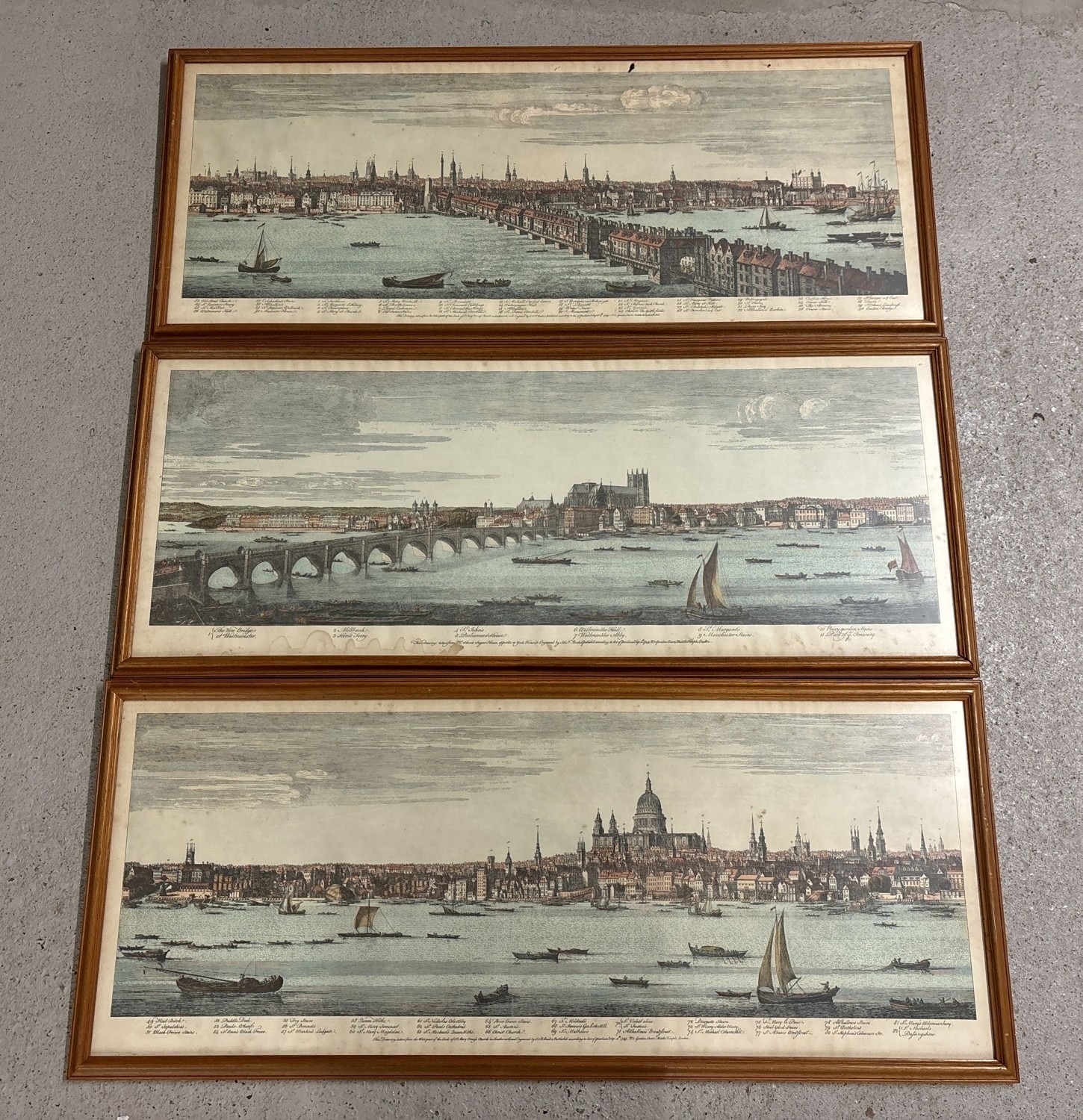 Samuel Buck | vintage of Panoramic views of the Thames from Westminster ...
