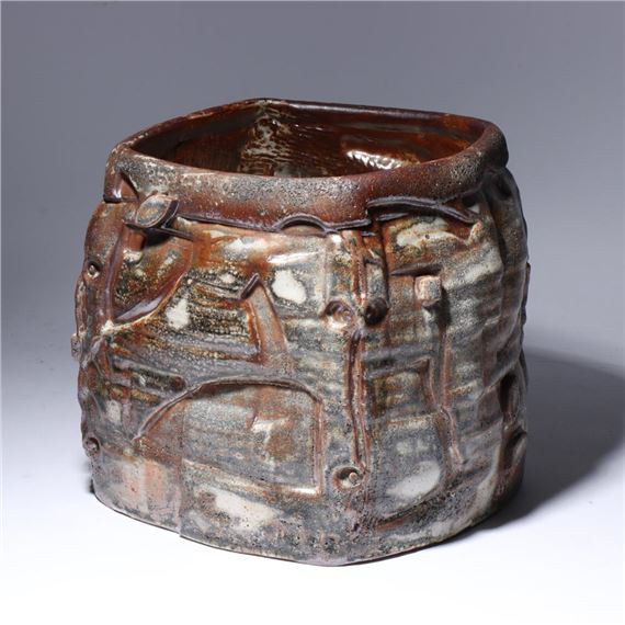 Barry Unitas Barnes | art pottery planter | MutualArt