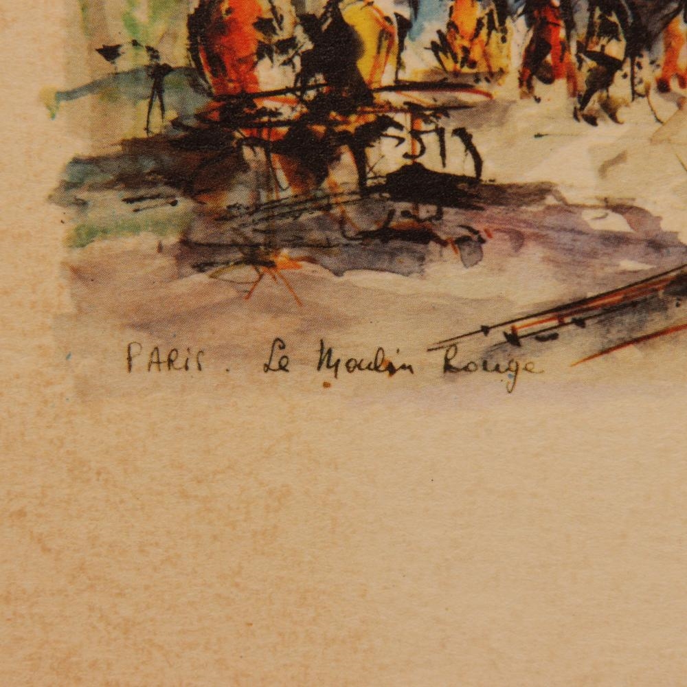 Marius Girard | Paris Le Moulin Rouge / Paris Le Tower Eiffel au pour ...