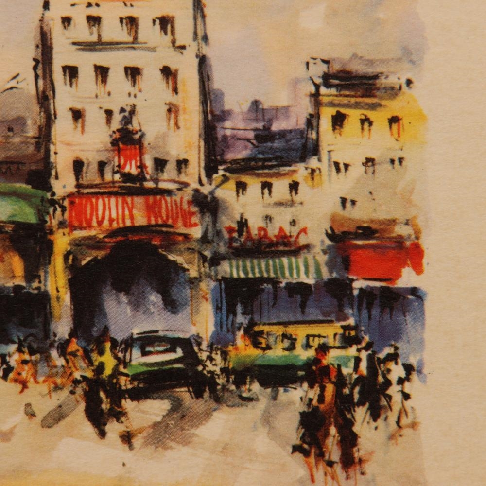 Marius Girard | Paris Le Moulin Rouge / Paris Le Tower Eiffel au pour ...