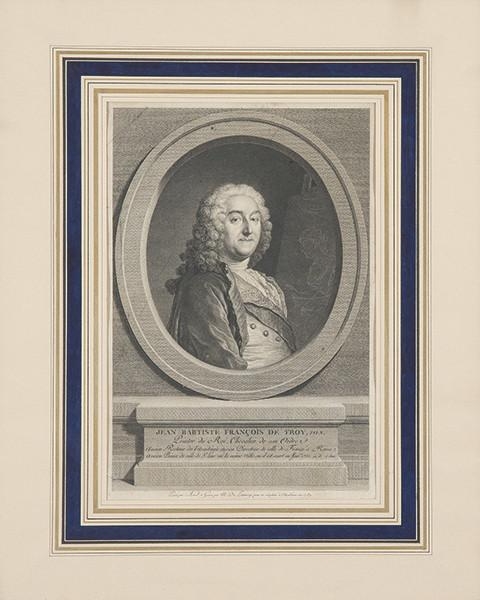 Nicolas de Launay | Retrato del pintor Jean Baptiste François de Troy ...