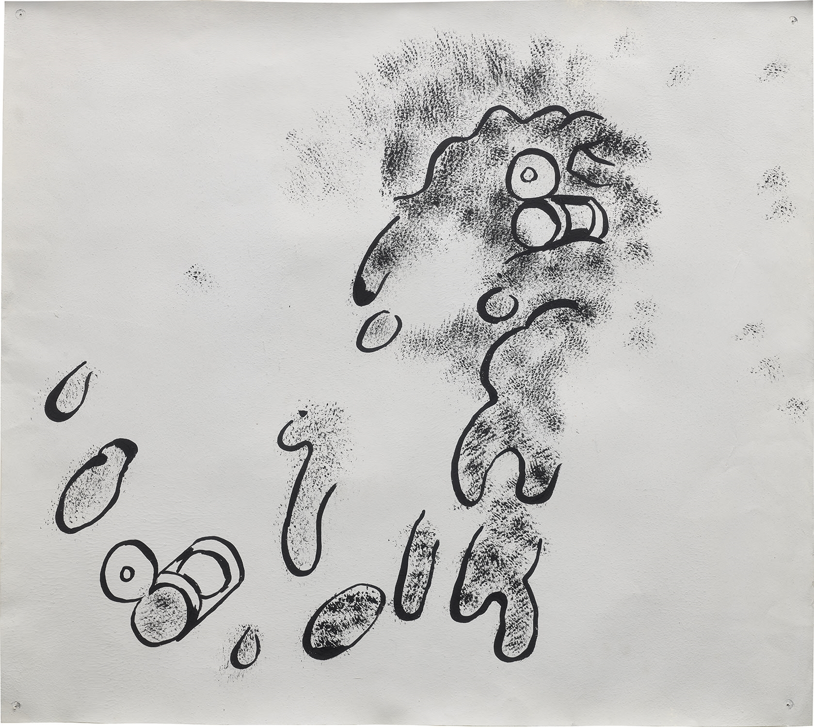 Mike Kelley | Garbage Drawing #46 (1988) | MutualArt