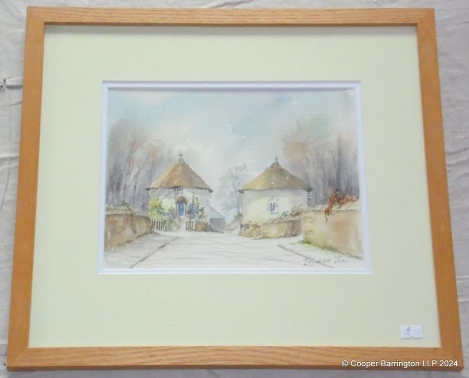 Elizabeth Parr | Elizabeth Parr Veryan Round Houses Cornwall | MutualArt