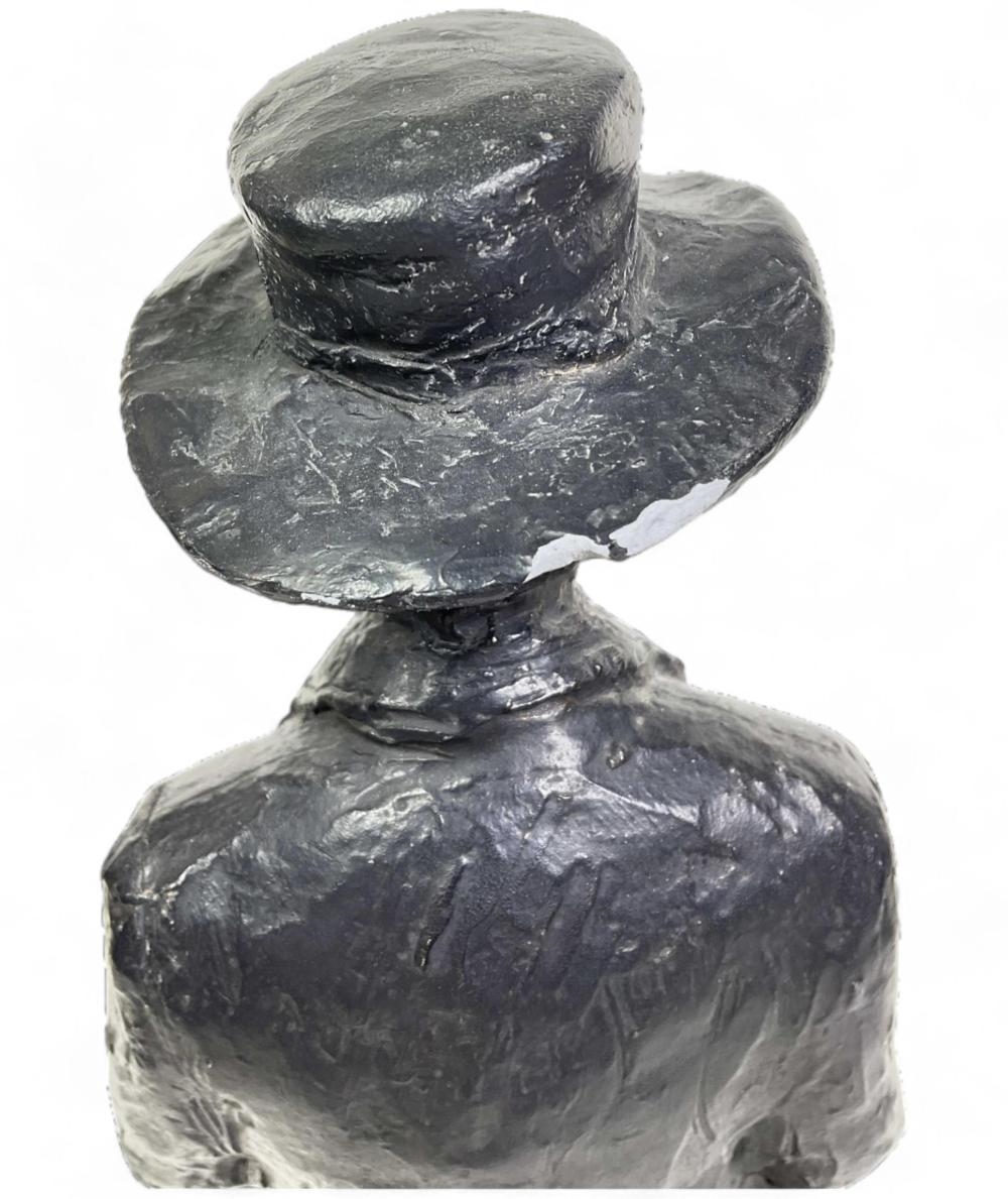 Michael Garman | Michael Garman Plaster Cowboy Sculpture | MutualArt