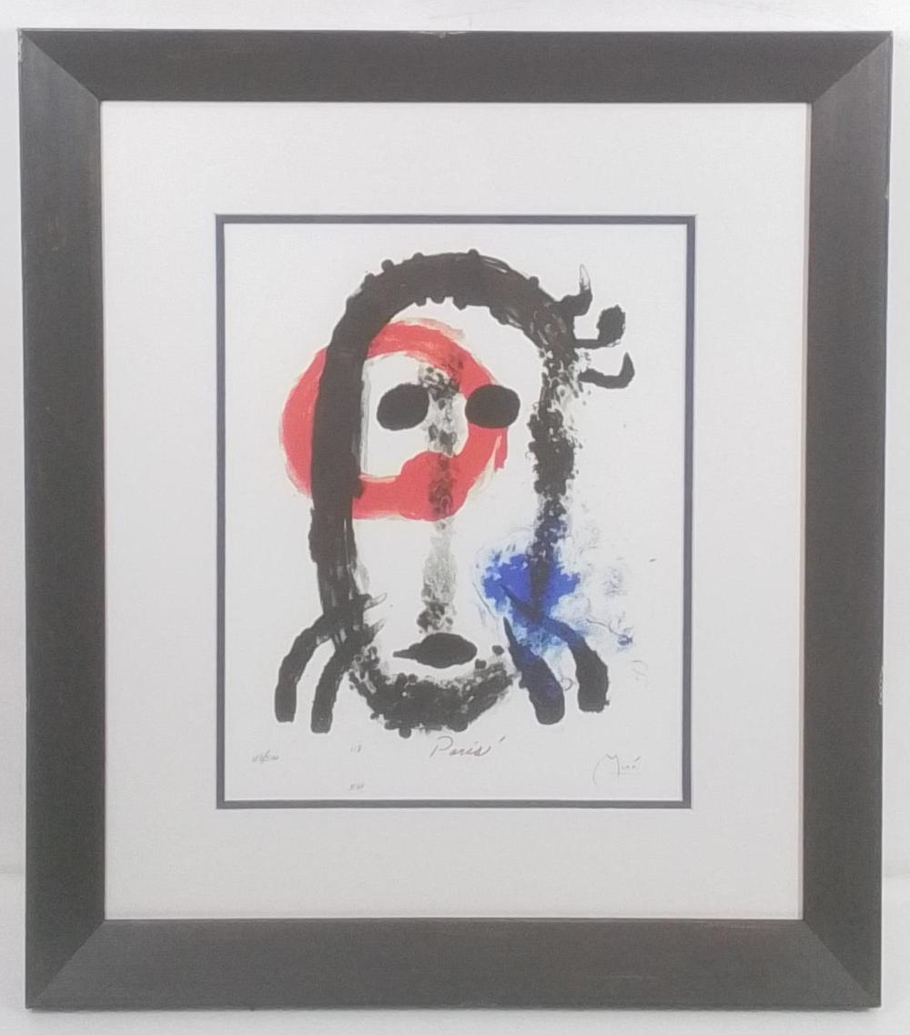 Joan Miró | Red And Face | MutualArt