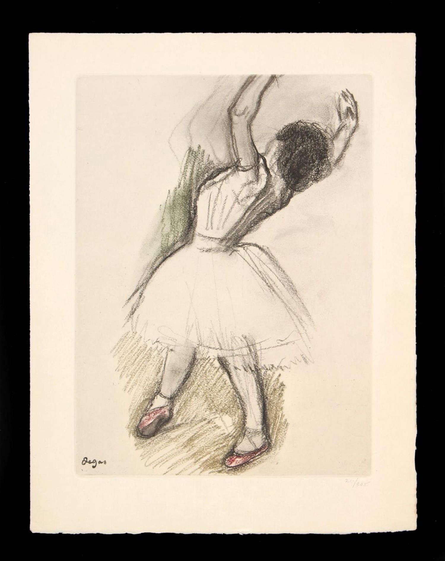 Edgar Degas | Edgar Degas - Ballet Dancer from Danse Dessin (1936 ...
